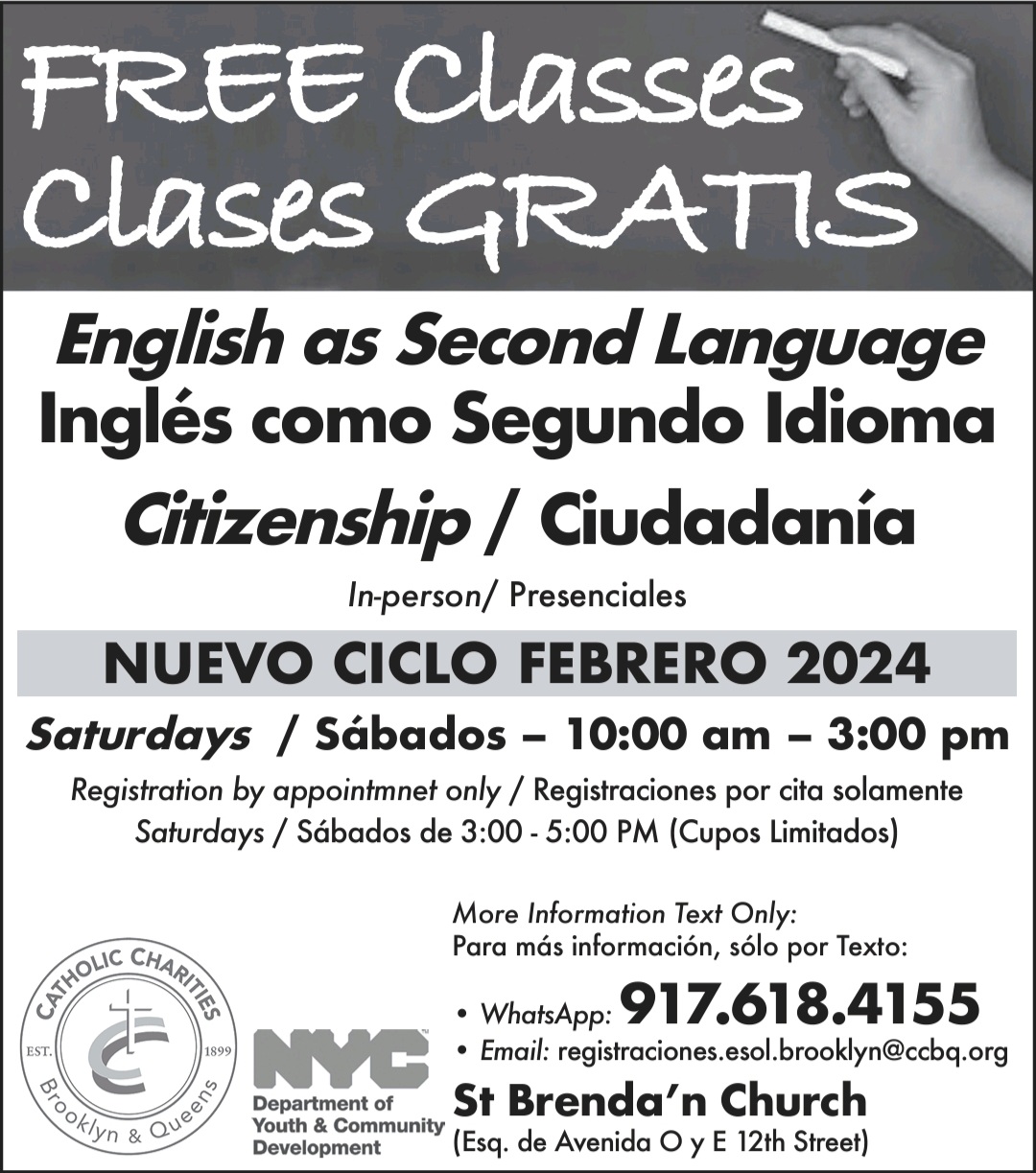 ESOL Program (Free English Classes for Speakers of Other Languages)