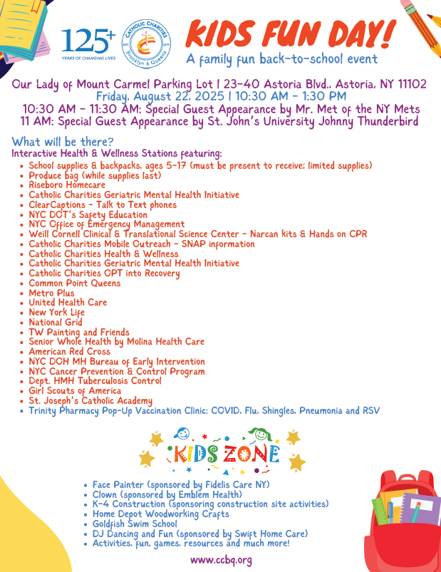 Kids Fun Day! - Catholic Charities of Brooklyn & Queens